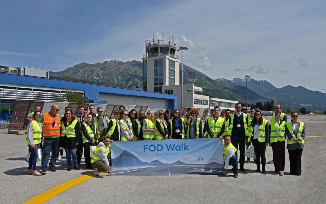 Održan FOD Walk na Aerodromu Tivat - Aerodromi Crne Gore